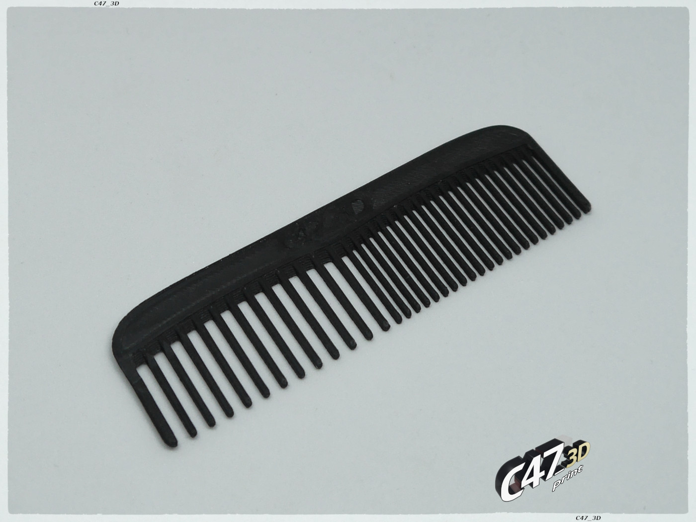 Small Beard / Hair Comb by C47_3d | Download free STL model ...