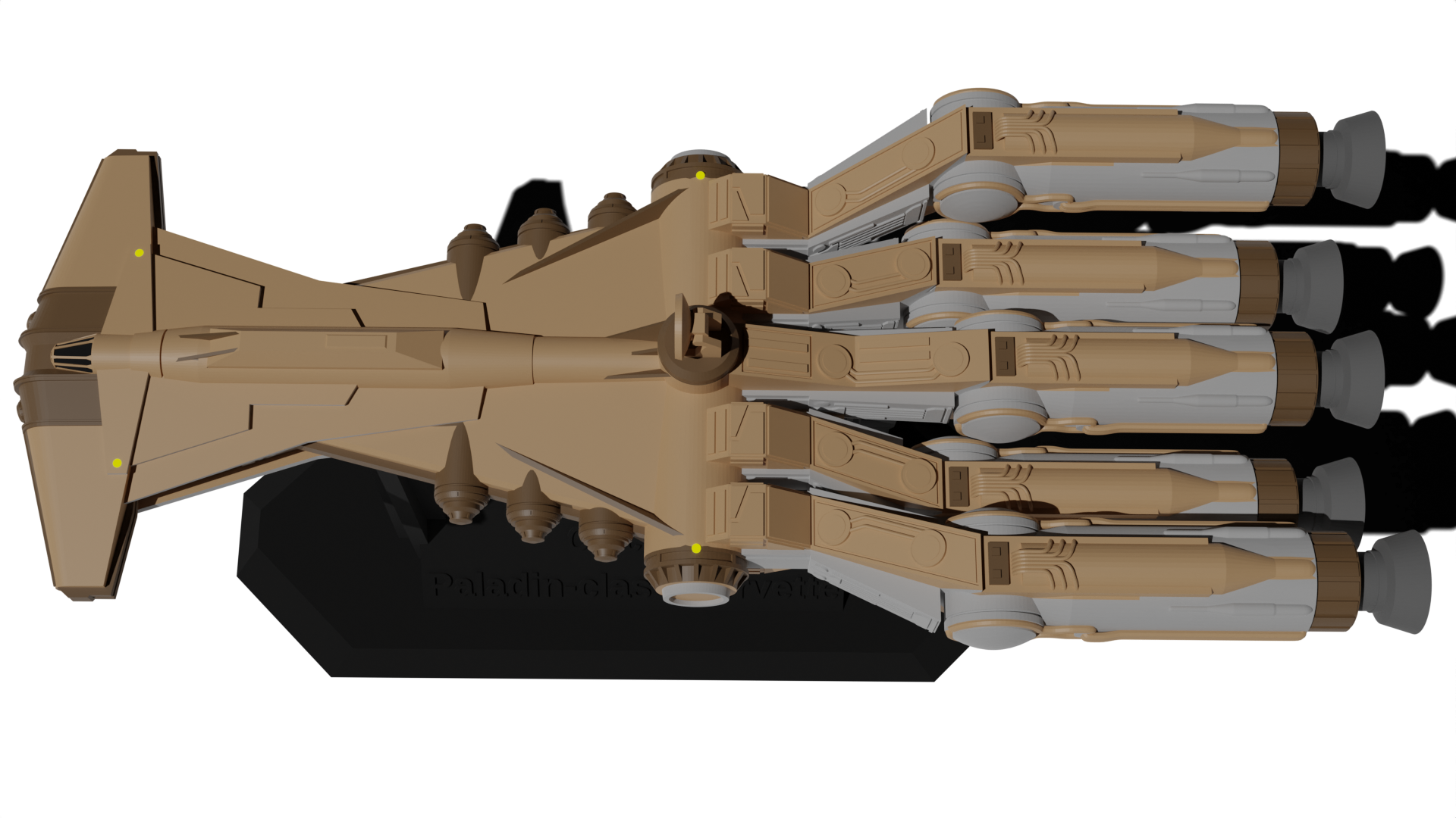 Star Wars Crucible Paladin-class Corvette by DanielAlex | Download free STL model | Printables.com