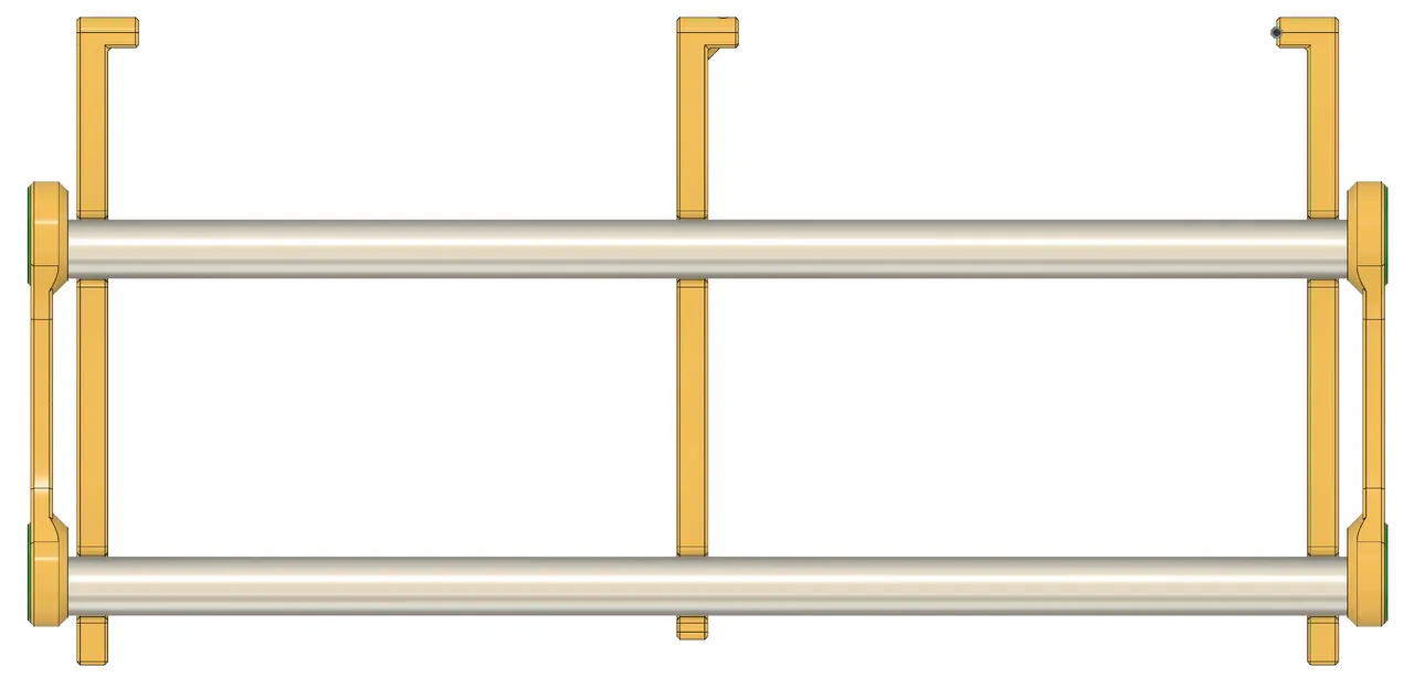 Filament Rack - Easy to print and assemble, good looking, using 10mm ...
