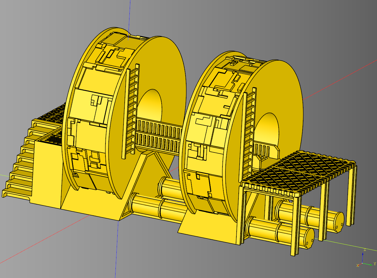Spool Power Plant Terrain Set by medicationforall | Download free STL ...