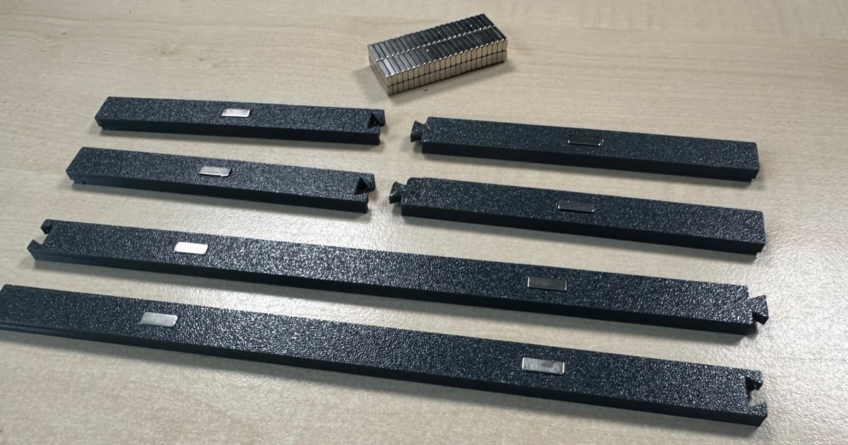 Magnetic Modular LED Strip for the Prusa Enclosure or a server rack ...