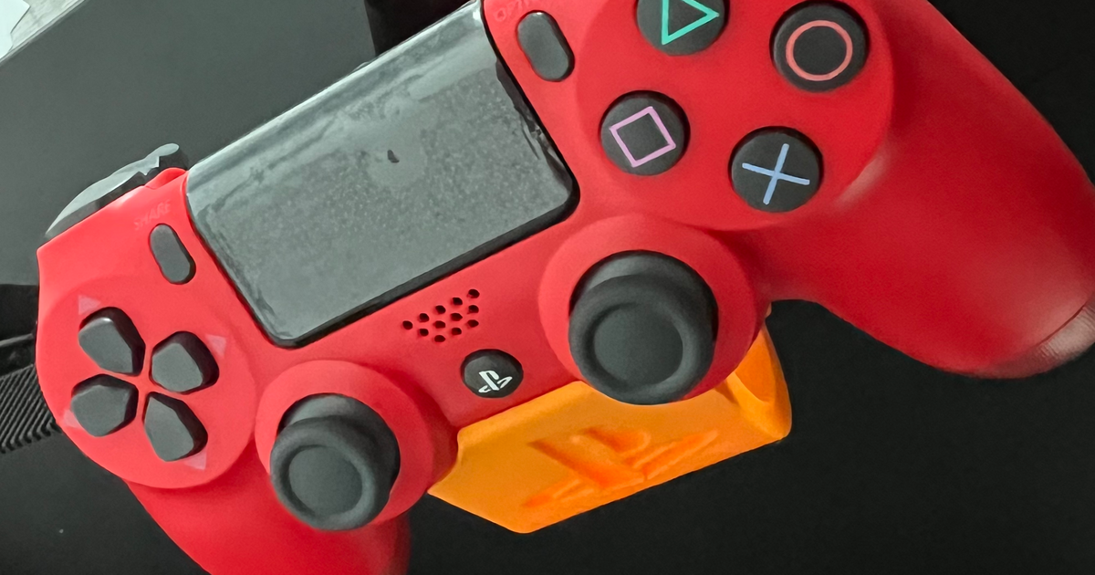 PS4 controller holder for curve monitors by Mike Musni | Download free ...