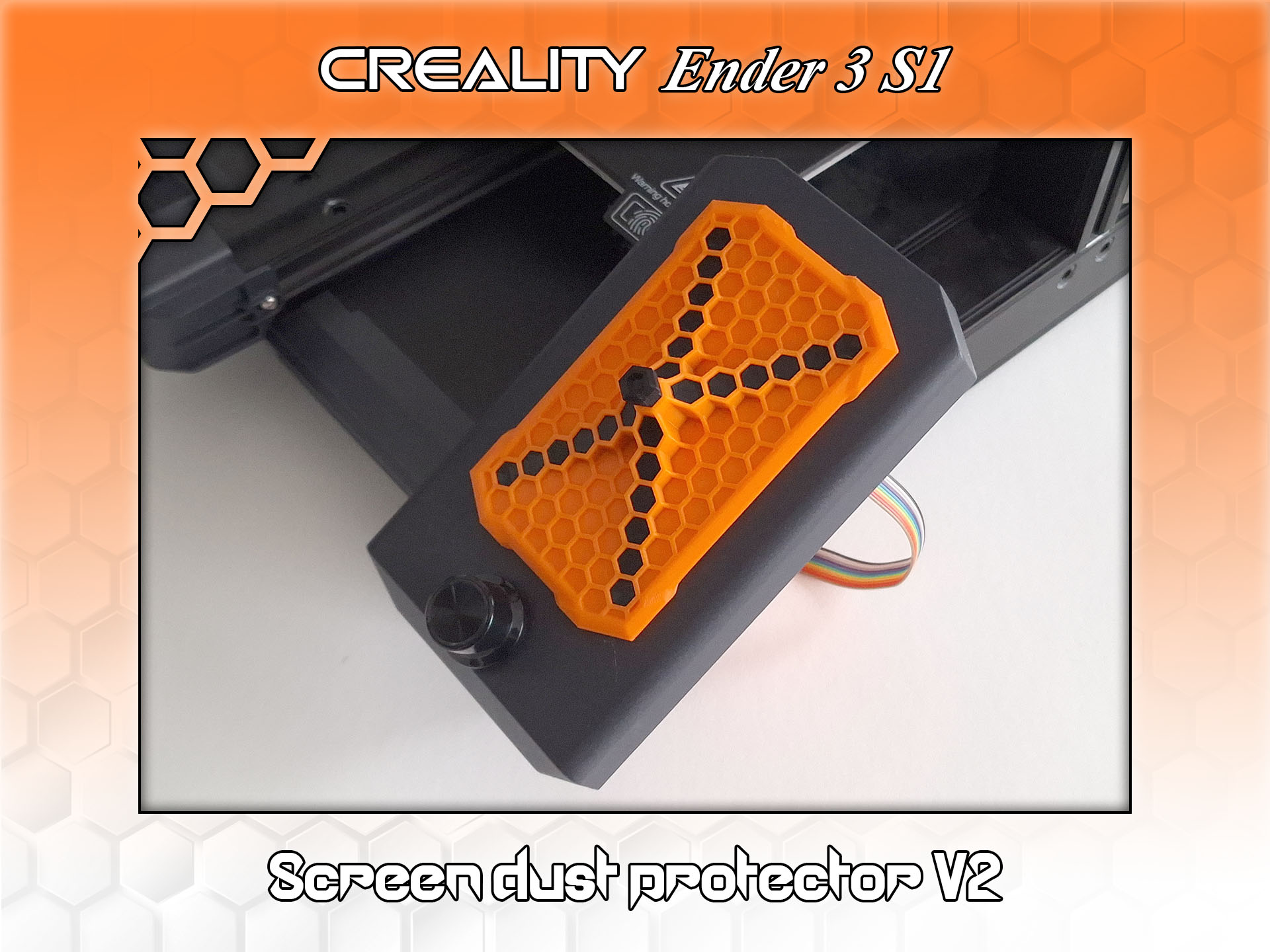 Screen dust protector V2 by Piketooth | Download free STL model ...