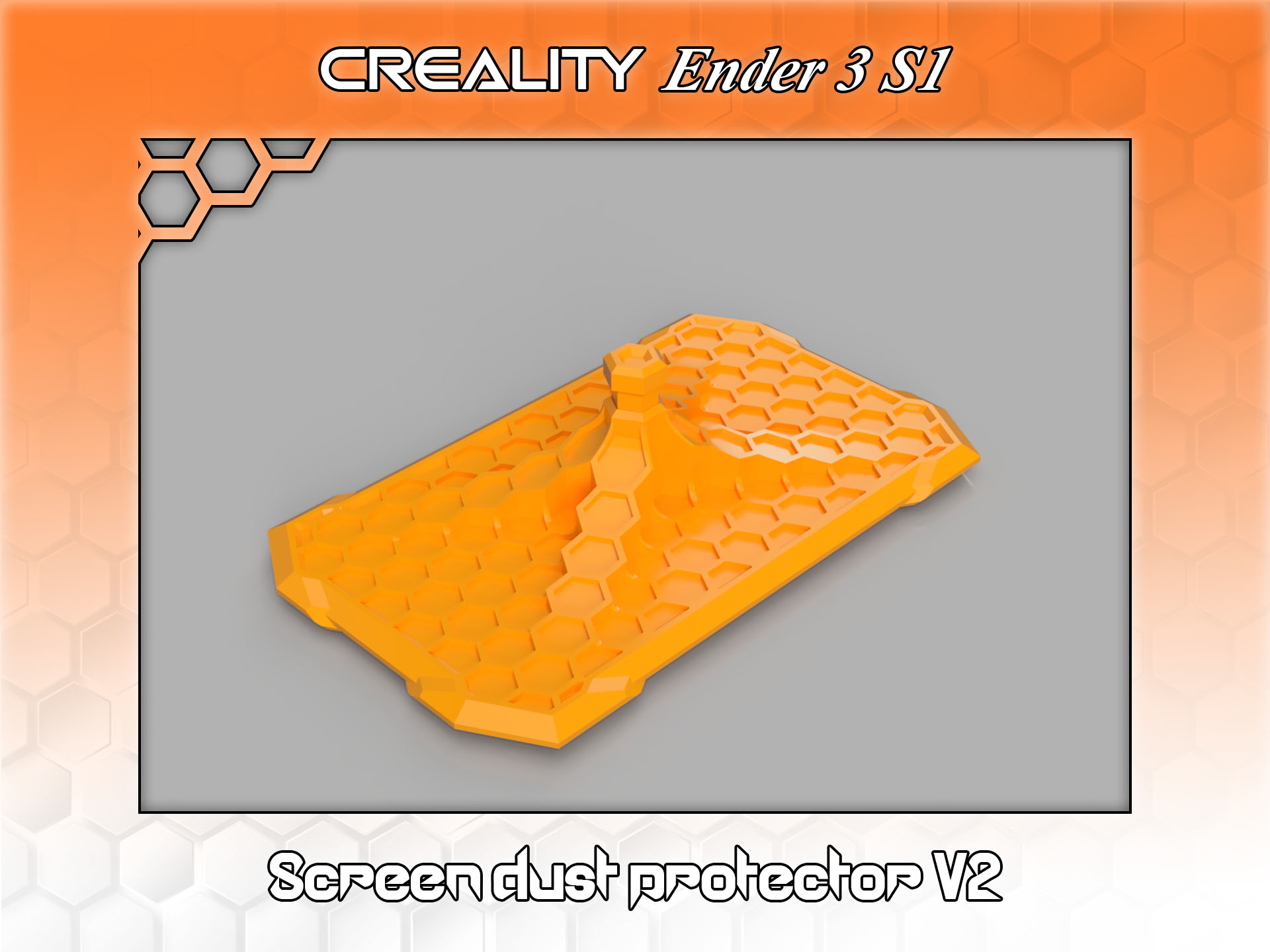 Screen dust protector V2 by Piketooth | Download free STL model ...