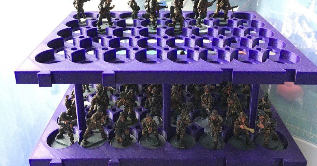 Miniature Figures Storage Tray fits SAMLA box stackable by ThaliaFP ...