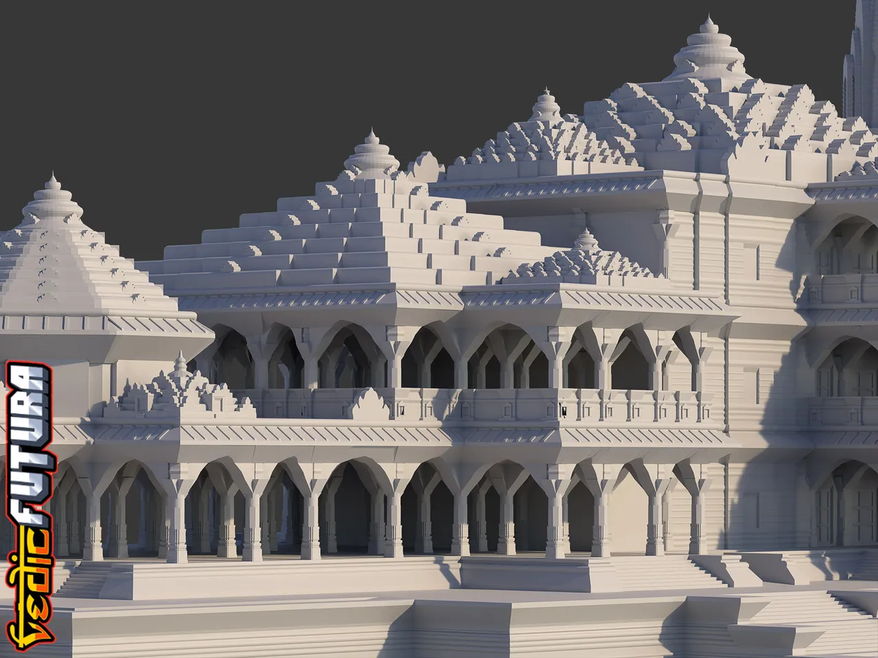 Ayodhya Ram Temple - NO SUPPORTS REQUIRED! by VedicFutura | Download ...
