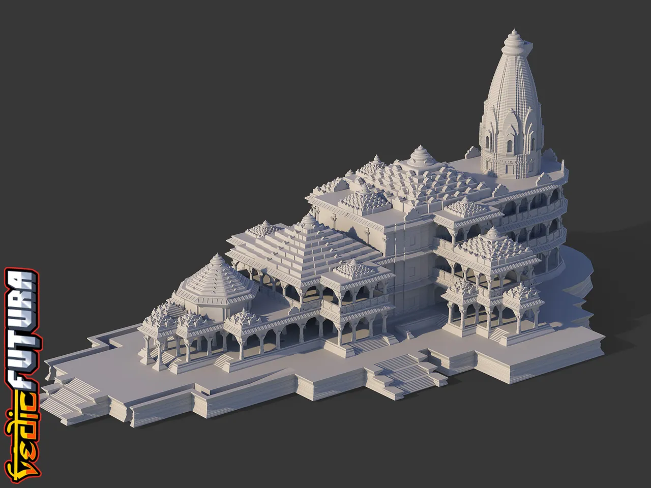 Ayodhya Ram Temple - NO SUPPORTS REQUIRED! by VedicFutura | Download ...