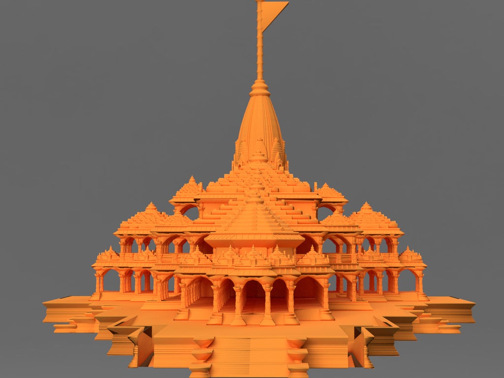Ayodhya Ram Temple - NO SUPPORTS REQUIRED! by Vedic Futura | Download ...