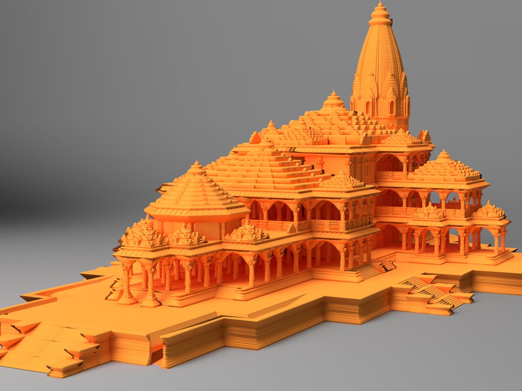 Ayodhya Ram Temple - NO SUPPORTS REQUIRED! by Vedic Futura | Download ...