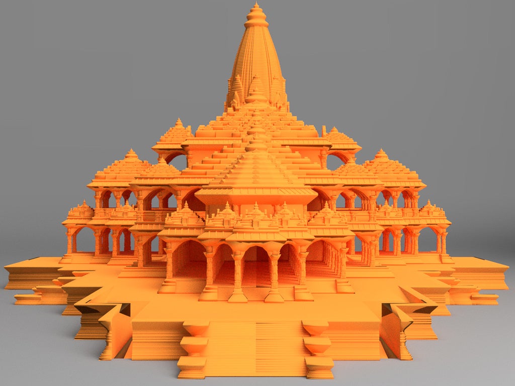 Ayodhya Ram Temple - NO SUPPORTS REQUIRED! by Vedic Futura | Download ...