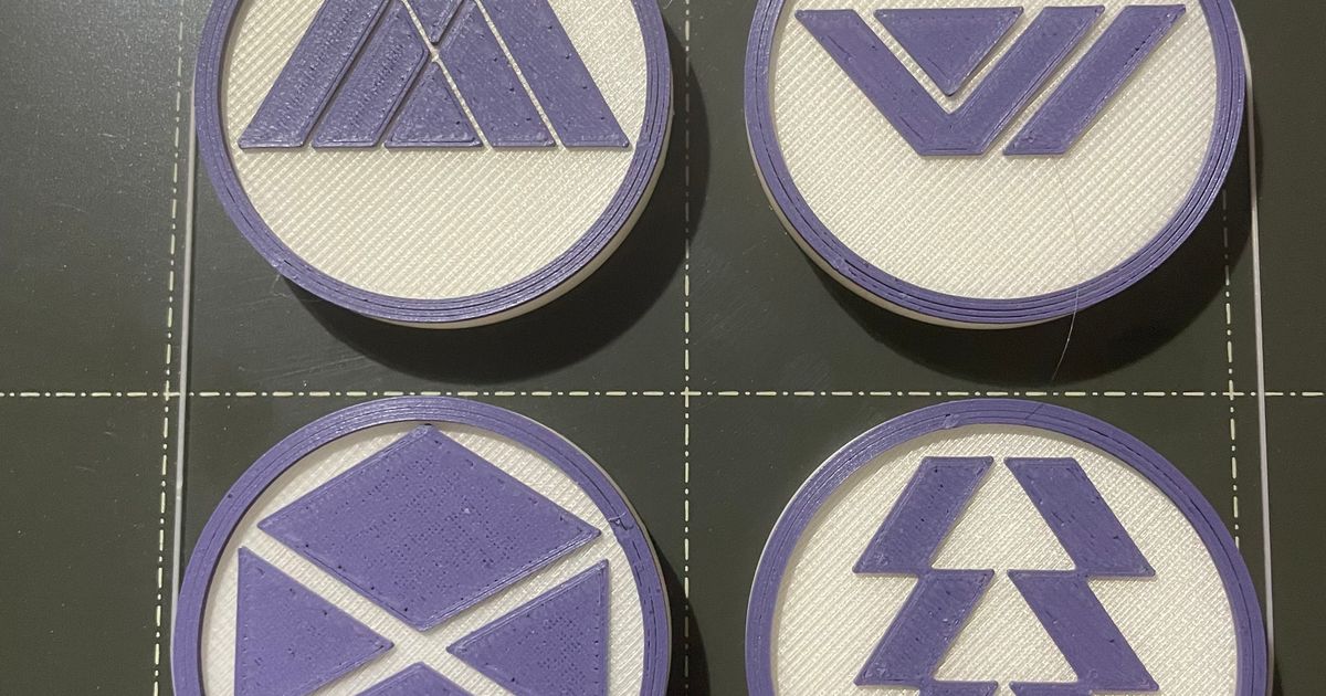 Destiny 2 Coins by Normalgalaxy | Download free STL model | Printables.com
