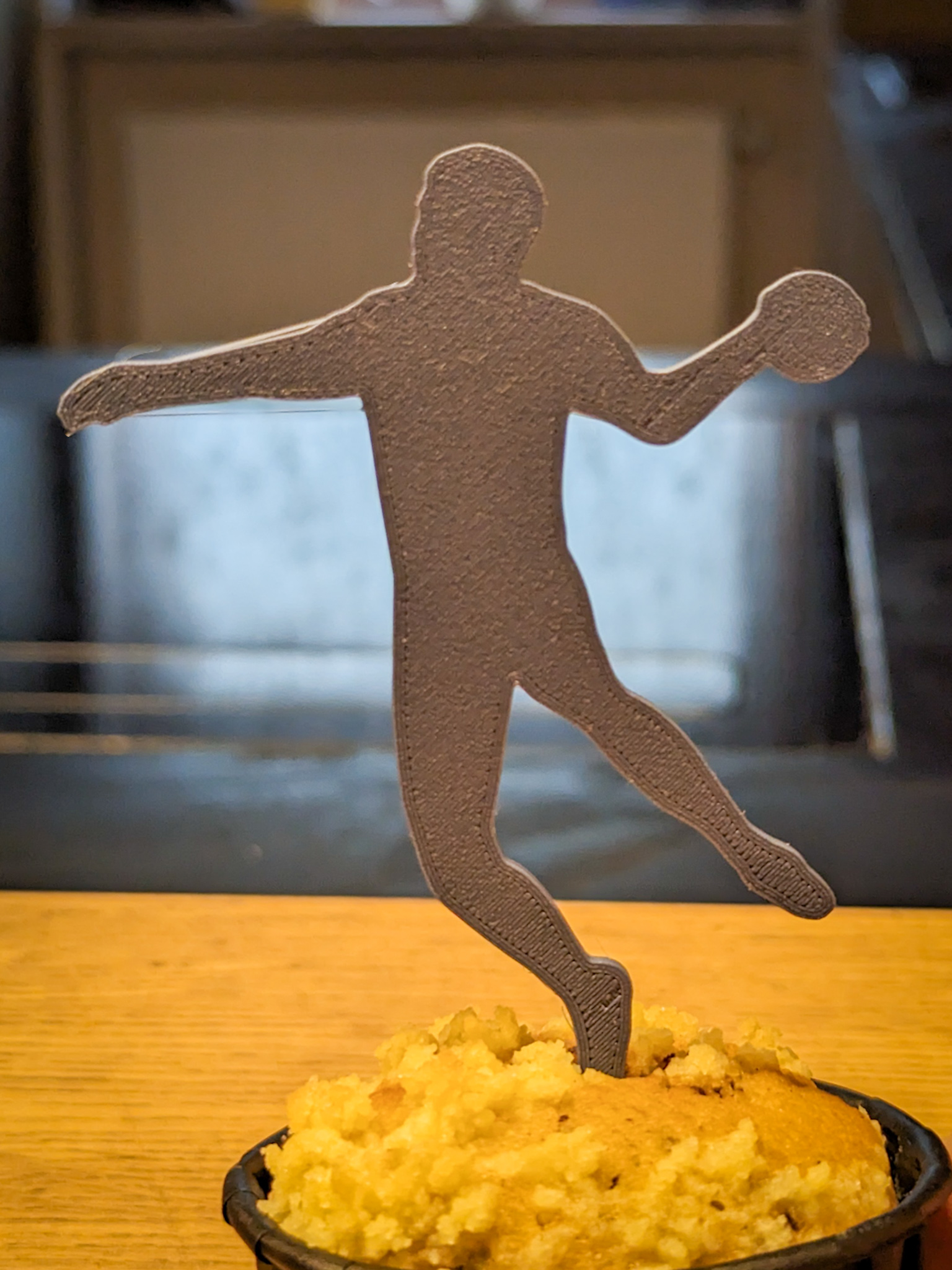 Muffin Topper Handball Silhouetten by Konstruktion.Koenig | Download ...