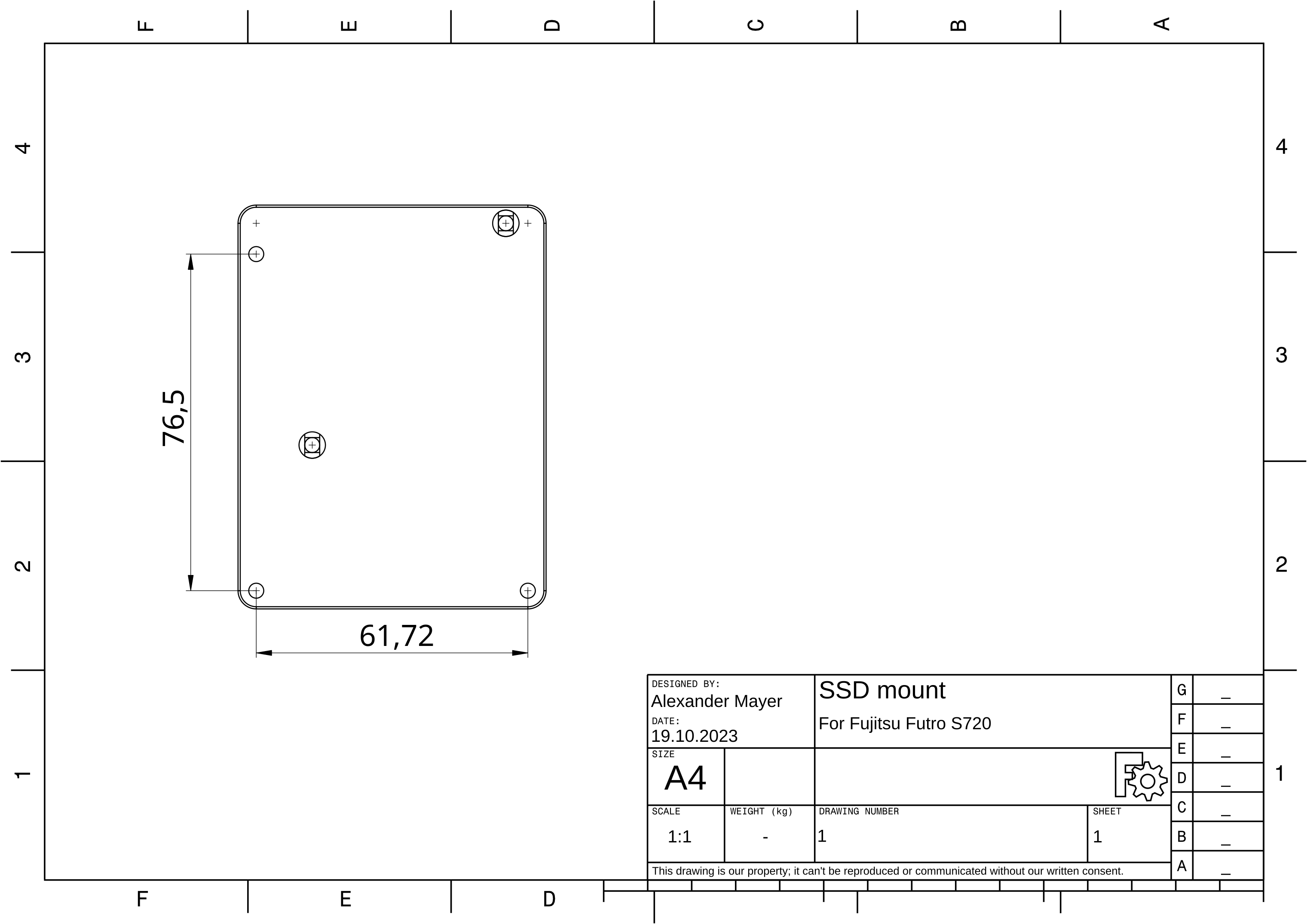 SSD mount for Fujitsu Futro S720 by PistonPin | Download free STL model ...