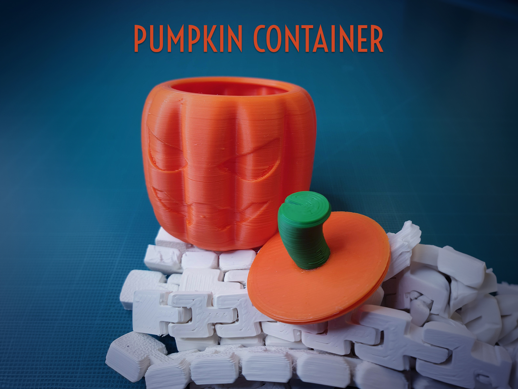 Pumpkin Container || Halloween by Jaatinen | Download free STL model ...