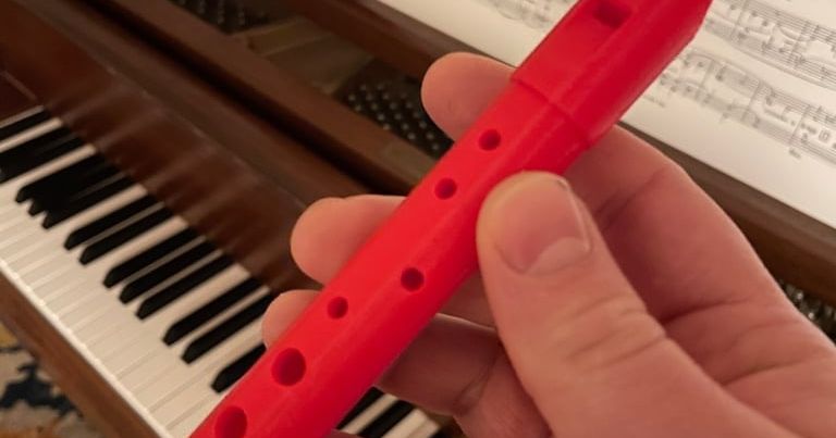 Garklein Baroque Recorder by Richard Moore | Download free STL model ...