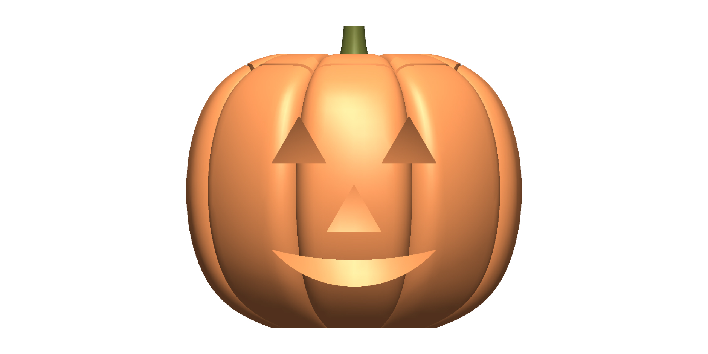 Halloween Pumpkin and Jack O'Lantern by nightfox90 | Download free STL ...