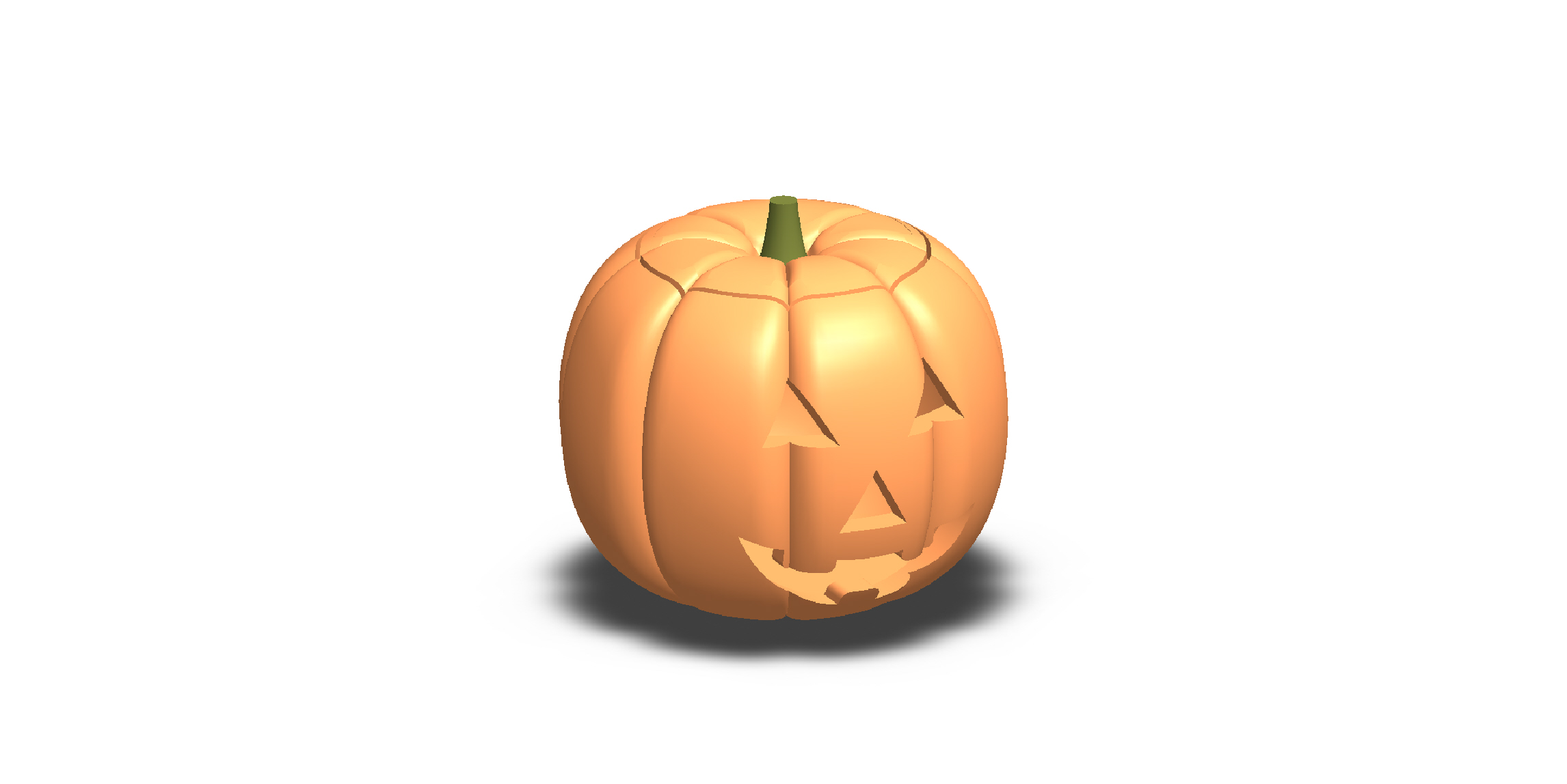 Halloween Pumpkin and Jack O'Lantern by nightfox90 | Download free STL ...