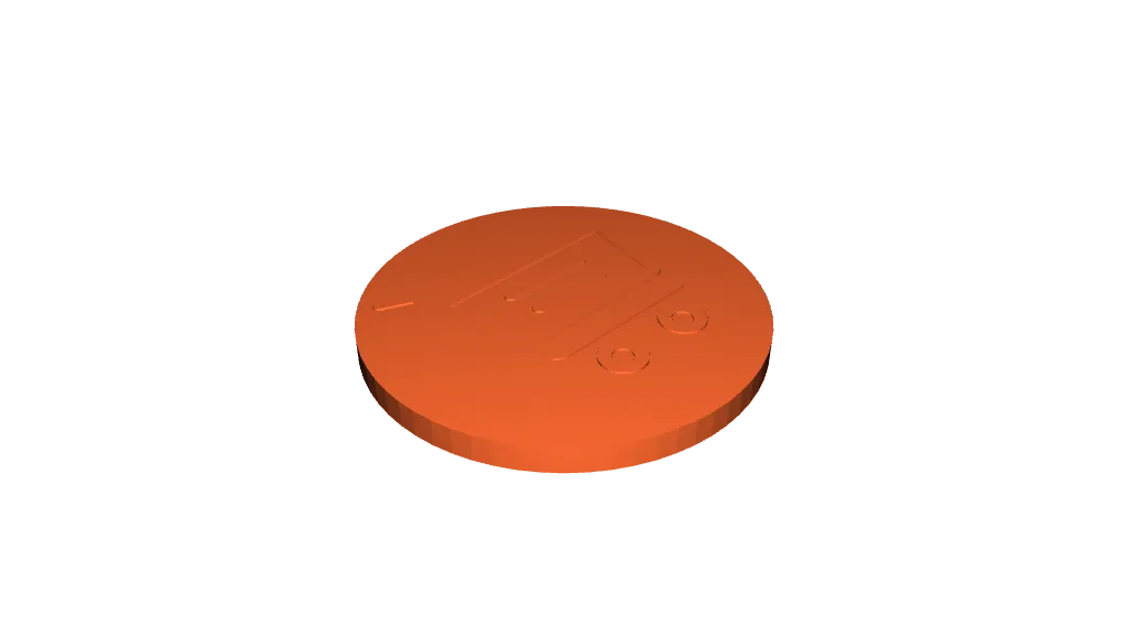 ALDI shopping cart coin (US Quarter) by Den | Download free STL model ...