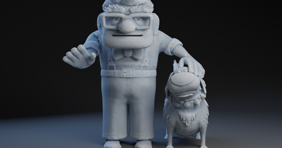 Carl and Dug by Peter Farell | Download free STL model | Printables.com