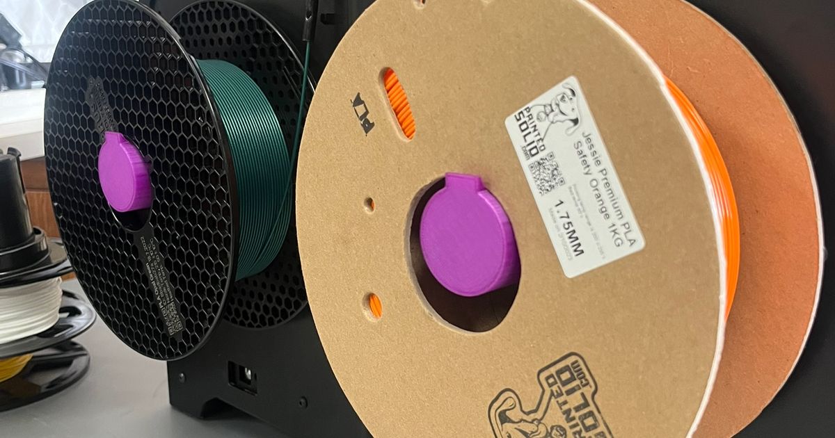 Larger spool holder for Flashforge Creator Pro by CoreAxisDesigns ...