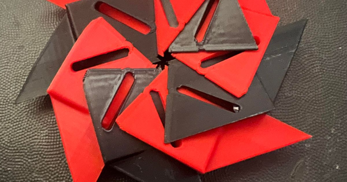 Origami Throwing Star by No No | Download free STL model | Printables.com
