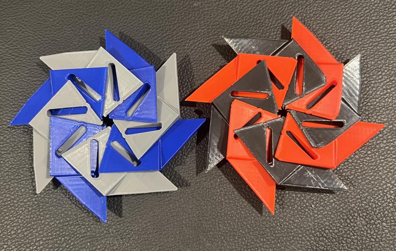 Origami Throwing Star by No No | Download free STL model | Printables.com