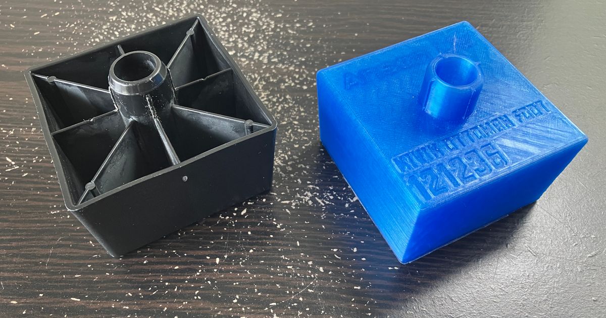 IKEA KIVIK Ottoman Foot Replacement by ansonl | Download free STL model ...