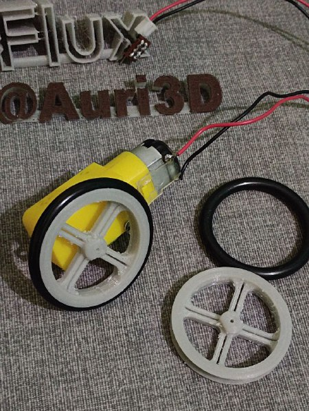 Rueda para Motorreductor ( Wheel for Gearmotor ) by Auri3D | Download ...