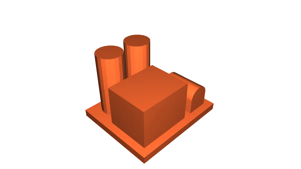 nuclear reactor model (low poly) by Ispato | Download free STL model ...