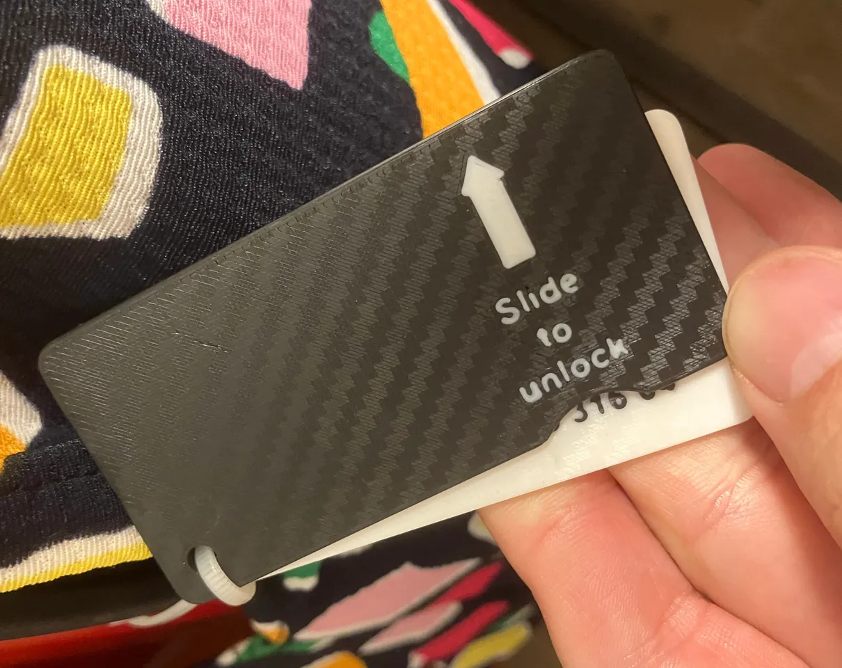 Luggage Tag Fusion360 by Alex | Download free STL model | Printables.com