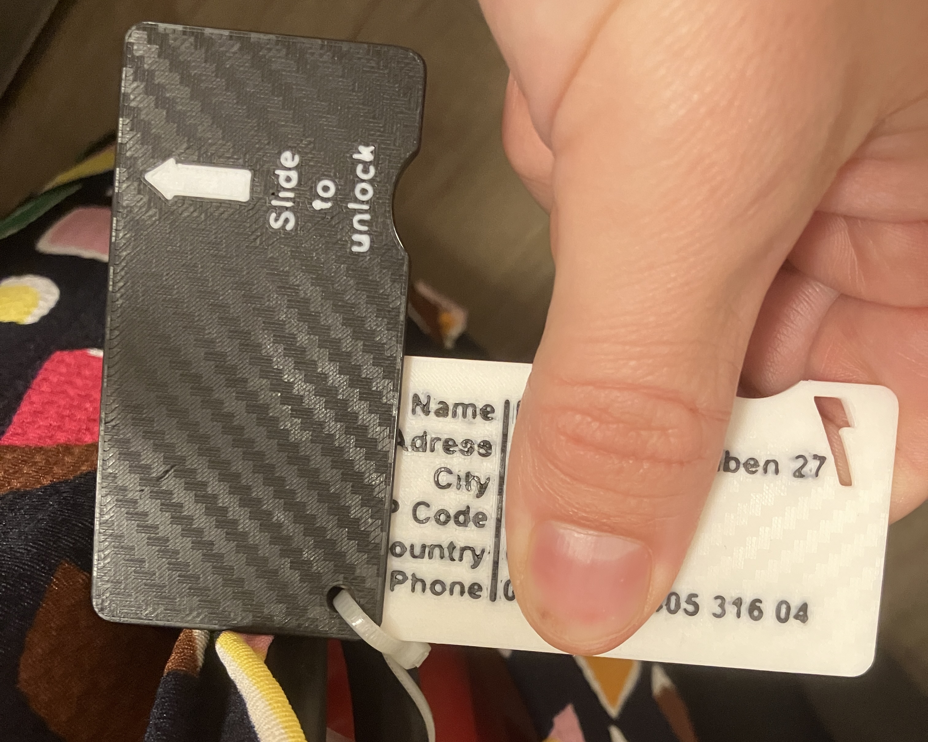 Luggage Tag Fusion360 by Alex | Download free STL model | Printables.com