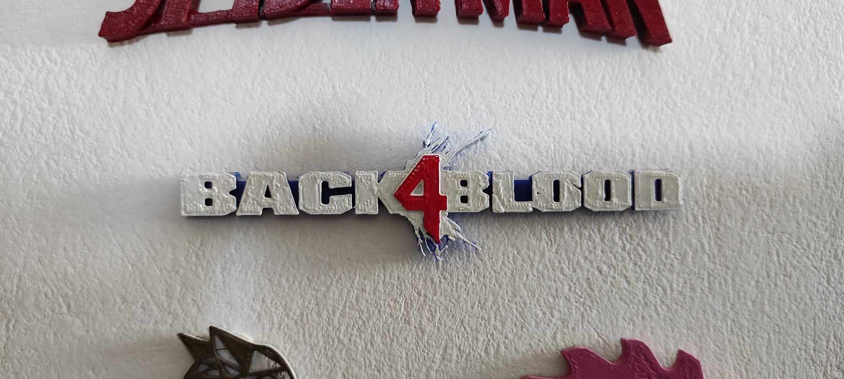 Back 4 Blood Logo v1 - for wall by ck3Di | Download free STL model ...