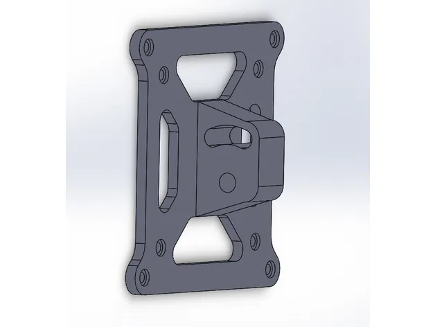 Sim rig button box Vesa Mount & Bracket by GripFuel | Download free STL ...