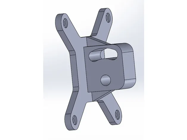 Sim rig button box Vesa Mount & Bracket by GripFuel | Download free STL ...