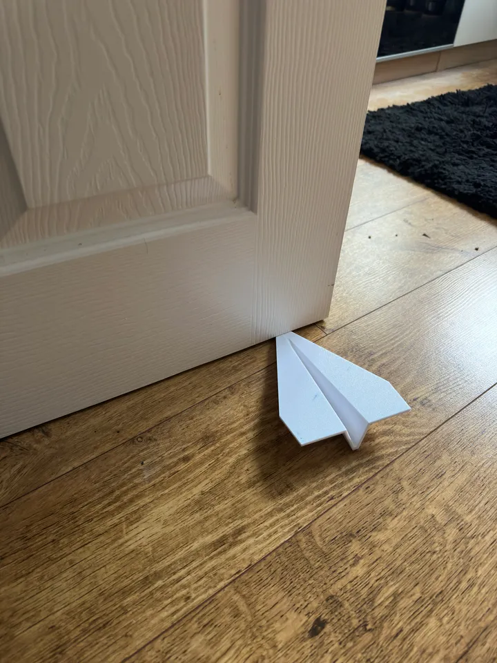 Doorstop Paper Airplane. Easy print. No supports. by AbstractiaDsgn ...