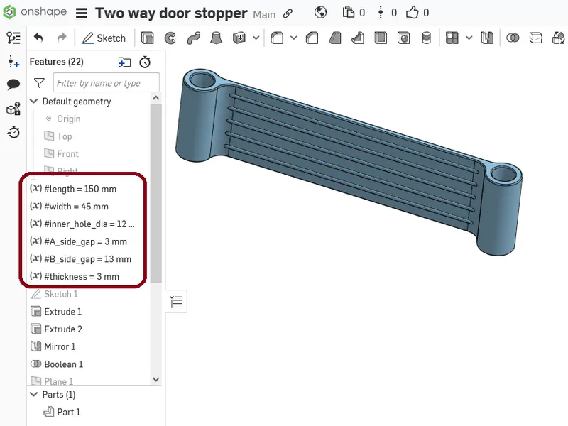 Two-way door stopper by Zbyněk Král | Download free STL model ...