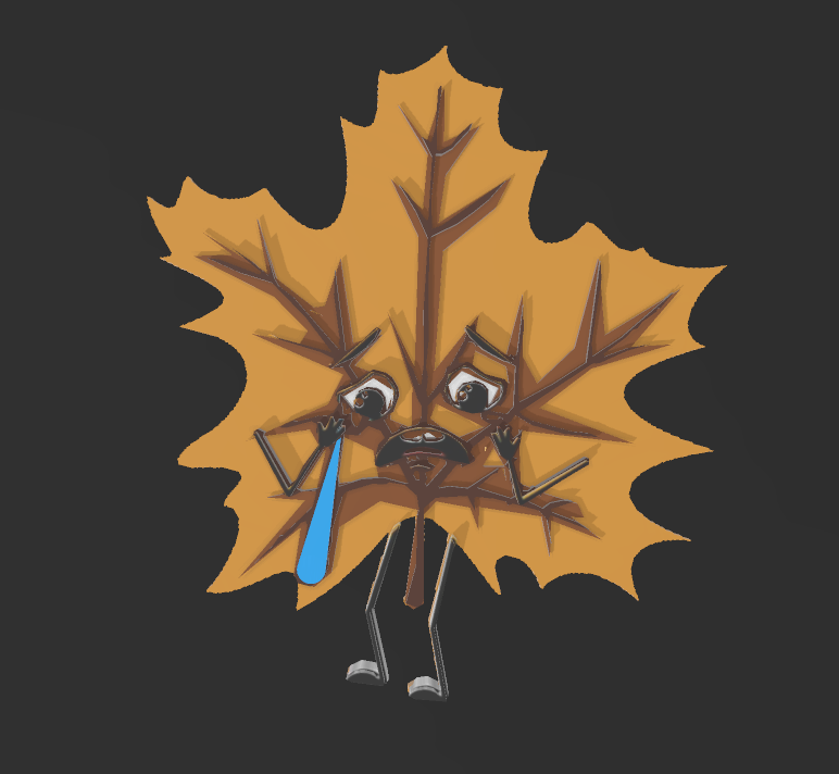 crying maple leaf by adir moshe | Download free STL model | Printables.com