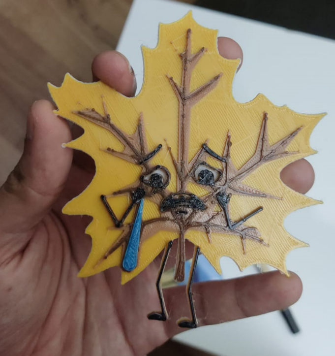 crying maple leaf by adir moshe | Download free STL model | Printables.com