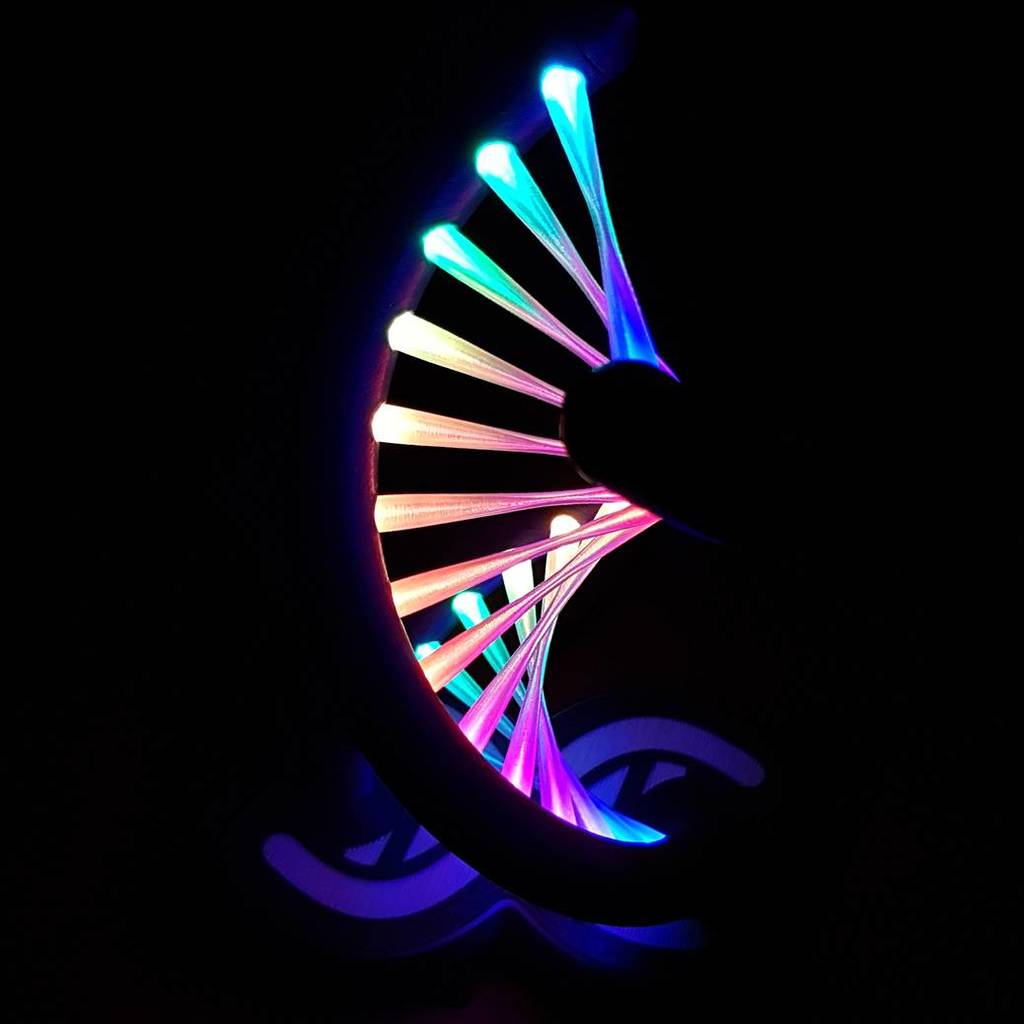 RGB DOUBLE HELIX LAMP - easyprint by Hedo3D | Download free STL model ...