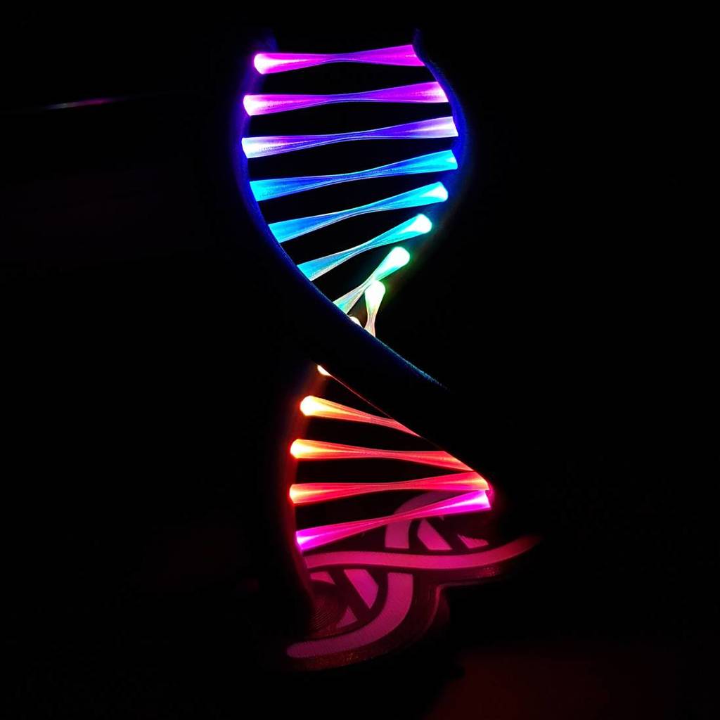 RGB DOUBLE HELIX LAMP - easyprint by Hedo3D | Download free STL model ...
