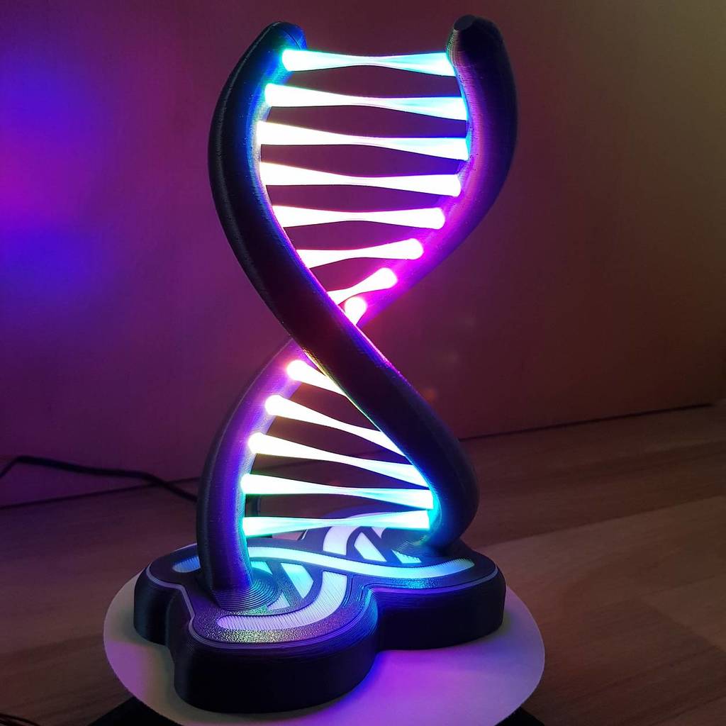 RGB DOUBLE HELIX LAMP - easyprint by Hedo3D | Download free STL model ...