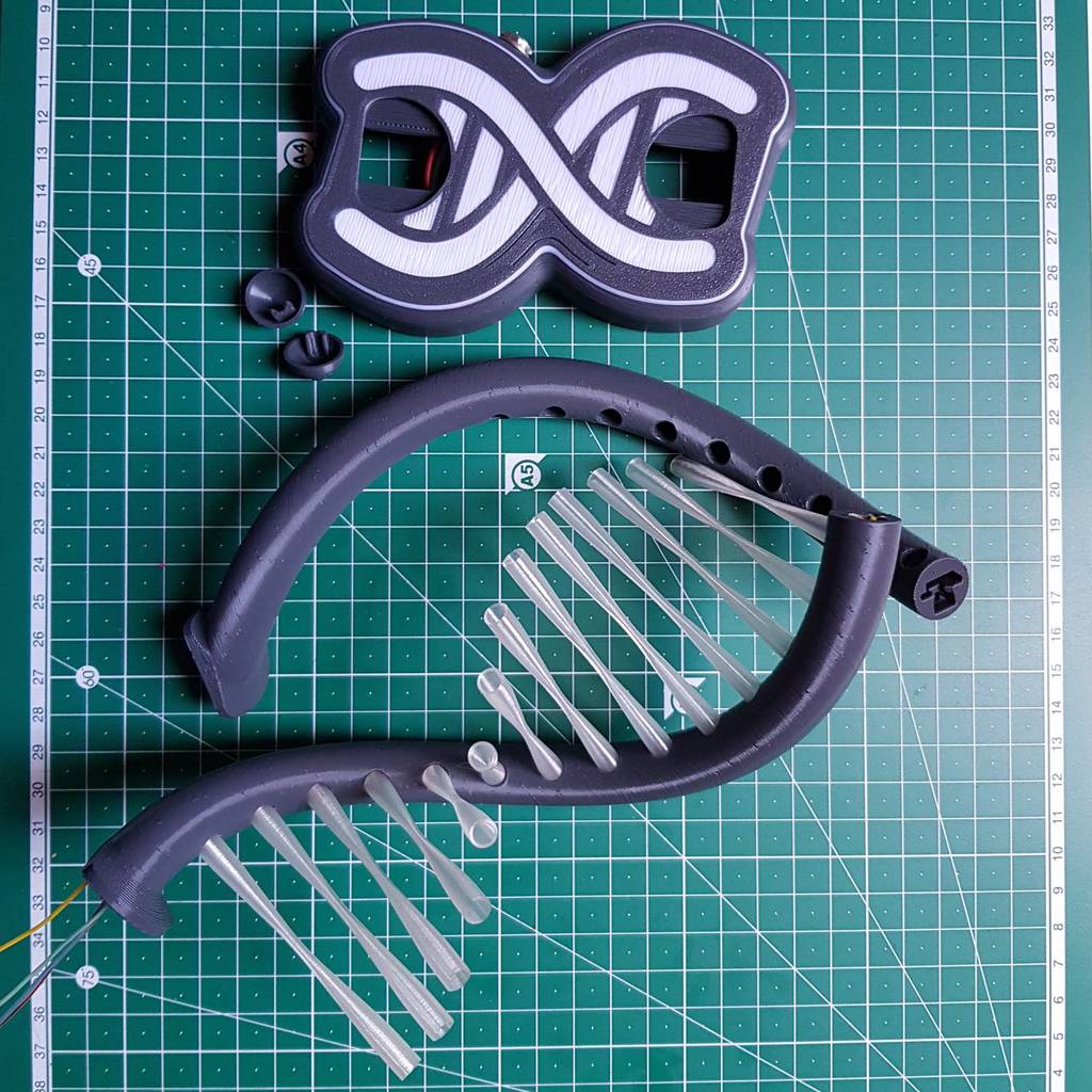 RGB DOUBLE HELIX LAMP - easyprint by Hedo3D | Download free STL model ...
