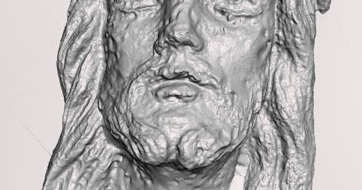 Jesus face + base full 3D scanned by Zonalimitatore | Download free STL ...