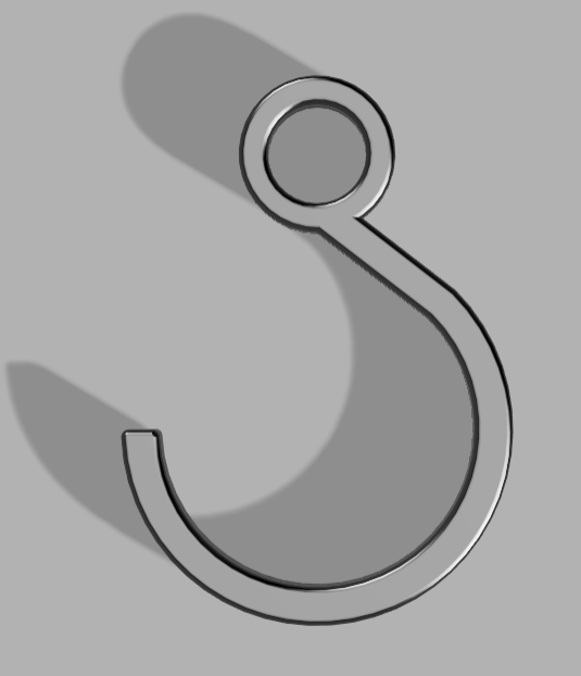 A hook with an eye. by Szymon Wesołowski | Download free STL model ...