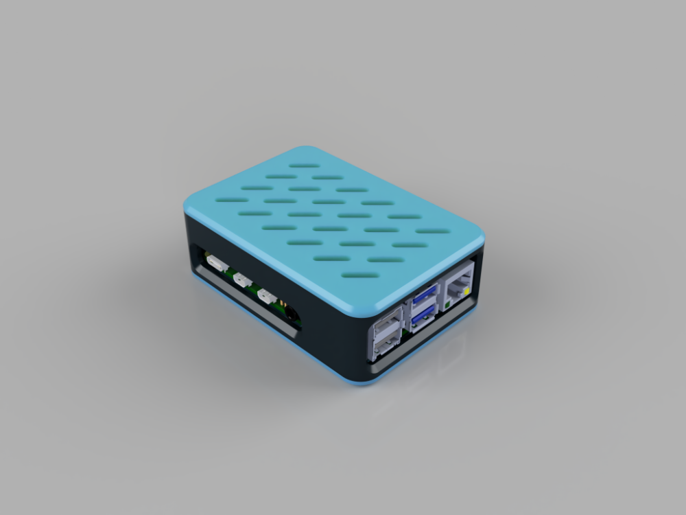 Toolless RPI 4 Case by tac0man | Download free STL model | Printables.com