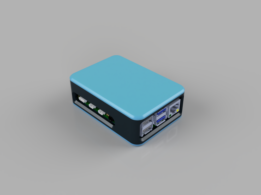 Toolless RPI 4 Case by tac0man | Download free STL model | Printables.com