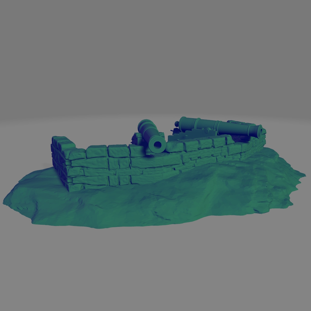 Mantic Armada Fortifications - Emplacements by TigerTone | Download ...