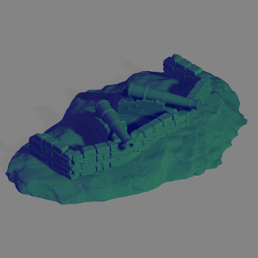 Mantic Armada Fortifications - Emplacements by TigerTone | Download ...