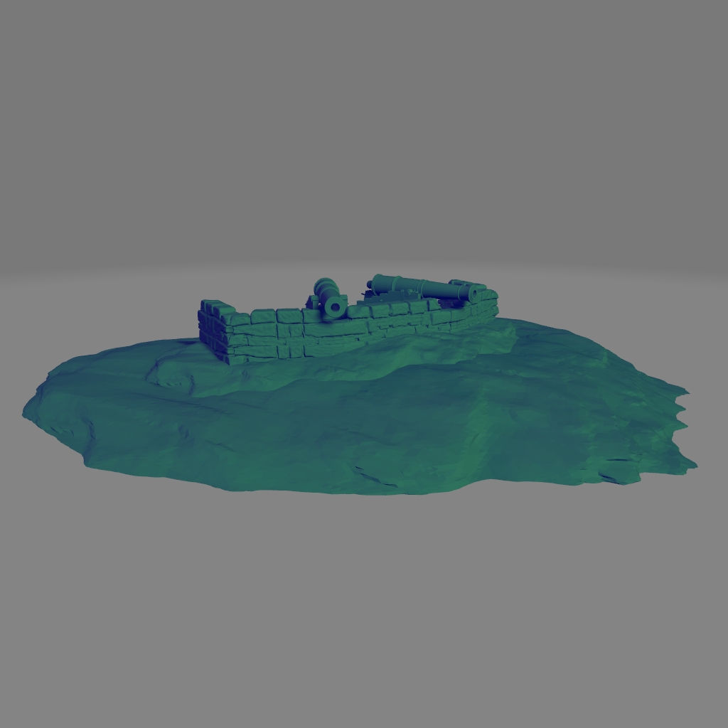 Mantic Armada Fortifications - Emplacements by TigerTone | Download ...