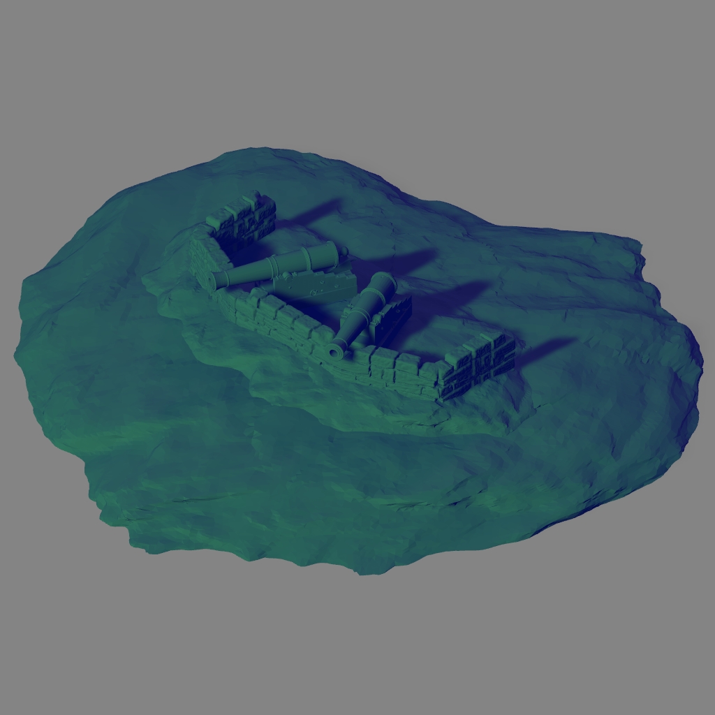 Mantic Armada Fortifications - Emplacements by TigerTone | Download ...